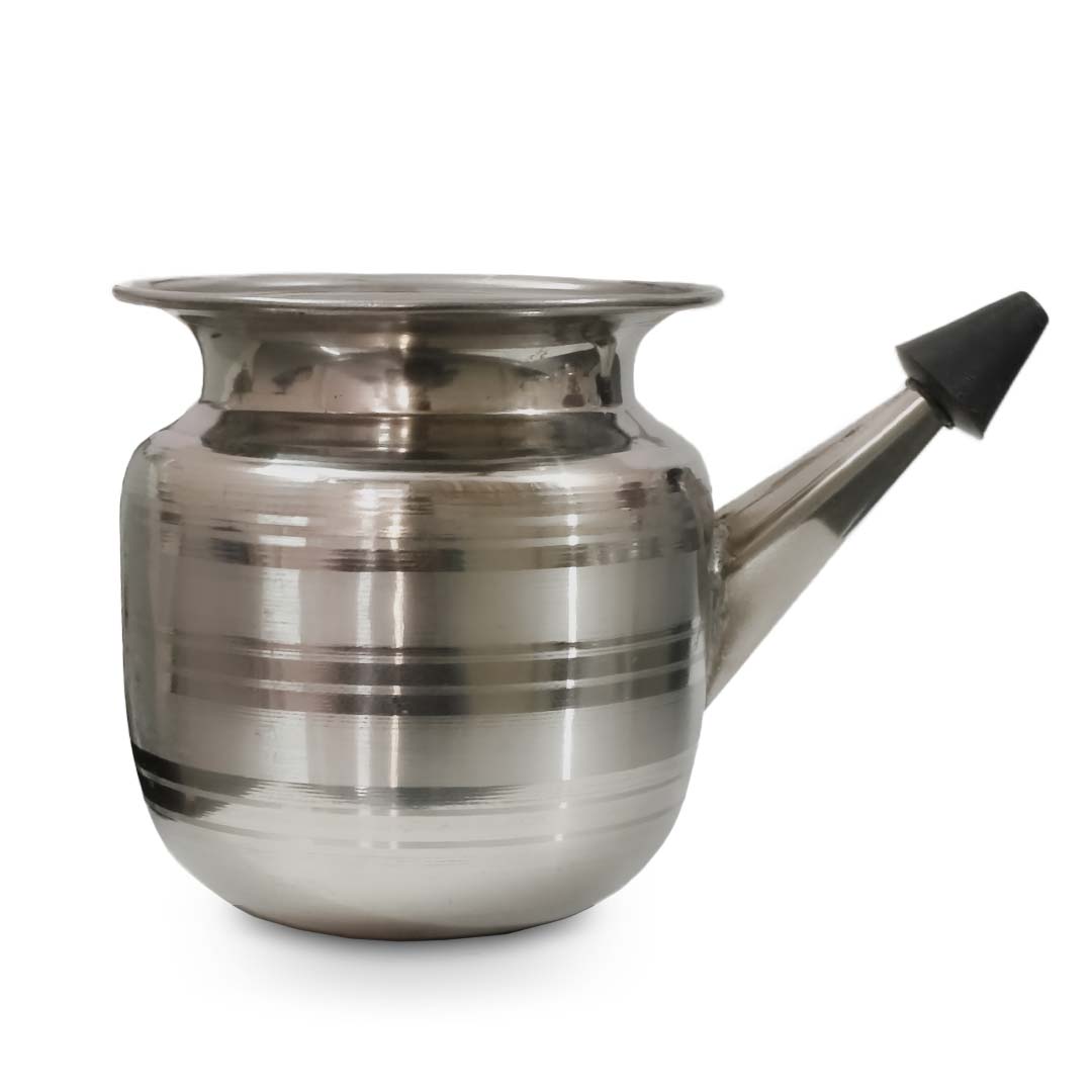 Purndhenu Neti Pot, Steel | Paramparik, Shastrokt & Handmade Ayurved